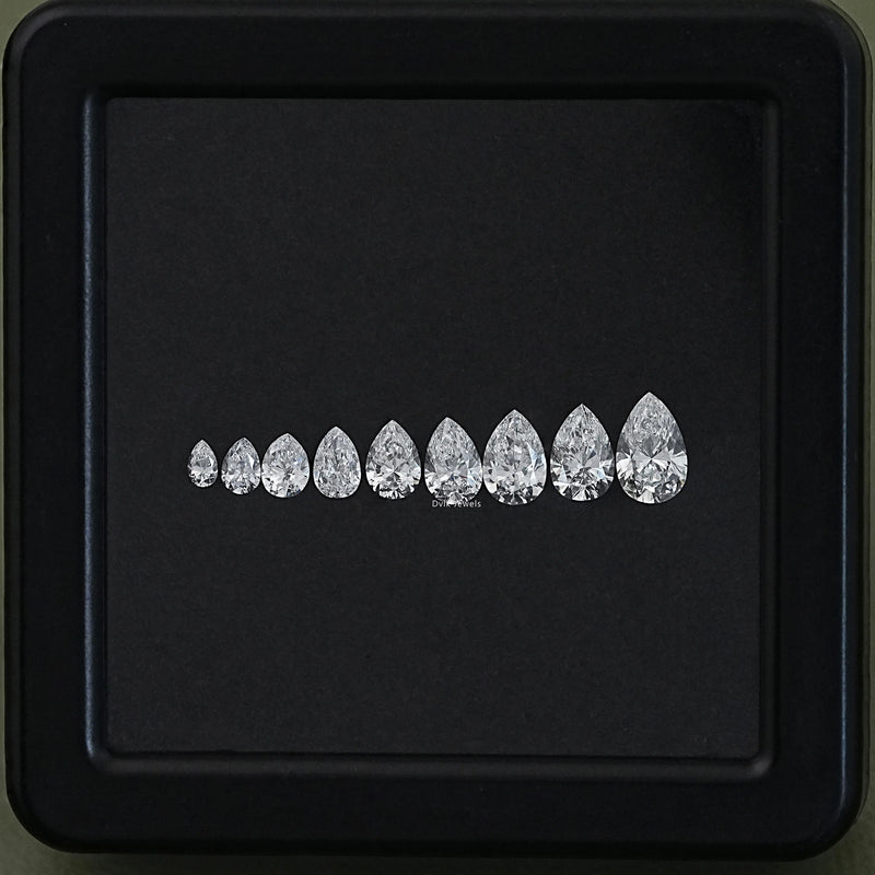 Lab Grown Pear Cut Loose Diamond – Dvik Jewels